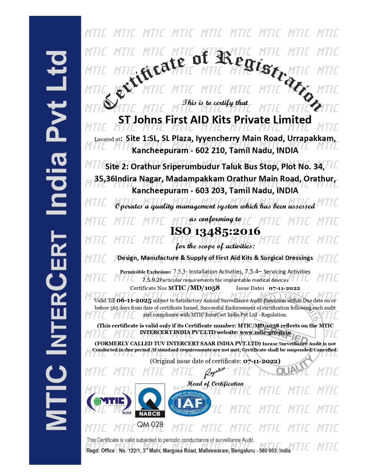 First Aid Kits Manufacturer In India - St. Johns First Aid Kits Pvt Ltd